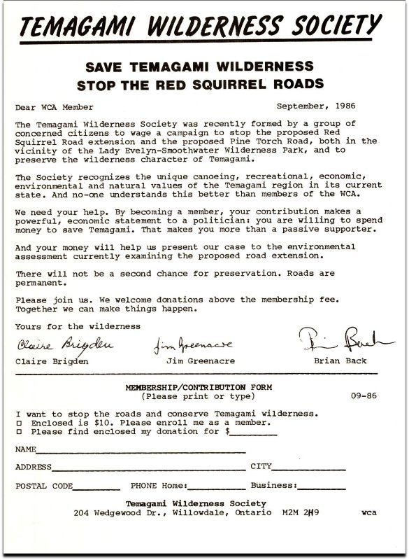 Temagami, Old Growth and Canoeing – Canadian Environmental Law Foundation